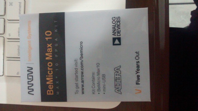 Review da placa BeMicro Altera Max 10 - Embarcados