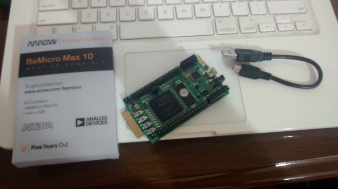 Review da placa BeMicro Altera Max 10 - Embarcados