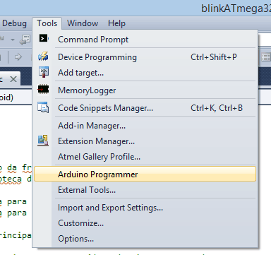 Primeiros passos com Atmel Studio - Embarcados