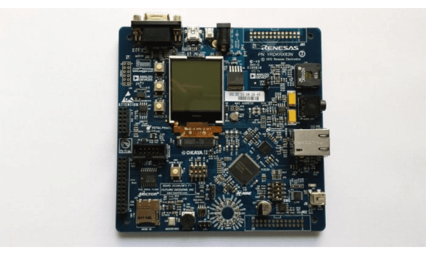YRDK RX63N kit da Renesas com RX63N - Embarcados