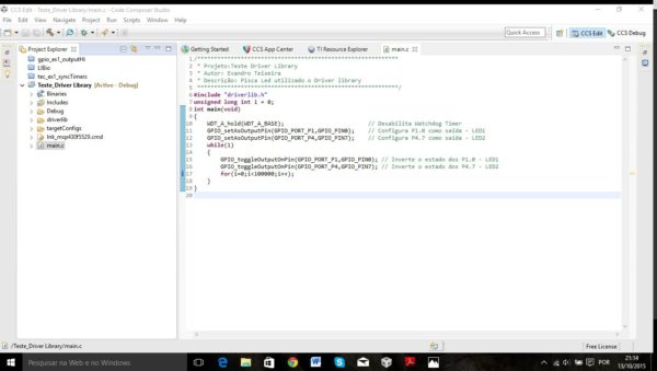 Confira o artigo: MSP430 Driver Library - MSPWare - Embarcados