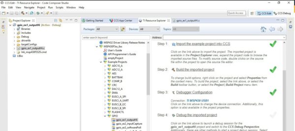 Confira o artigo: MSP430 Driver Library - MSPWare - Embarcados