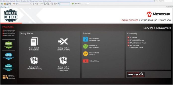 Ambiente de desenvolvimento integrado MPLAB X IDE - Embarcados