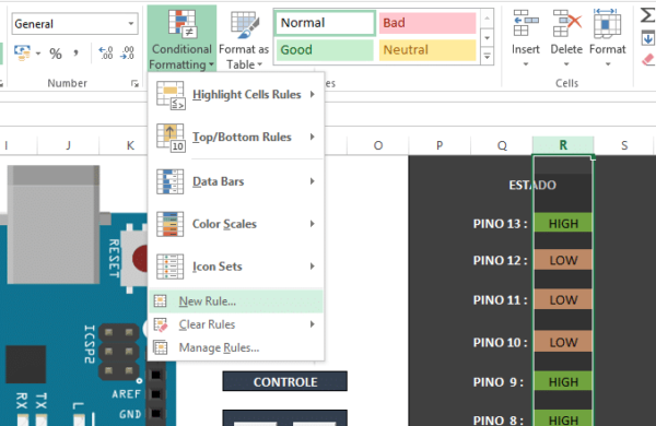 Acione Saídas Digitais Do Arduino Com Vba No Excel Embarcados
