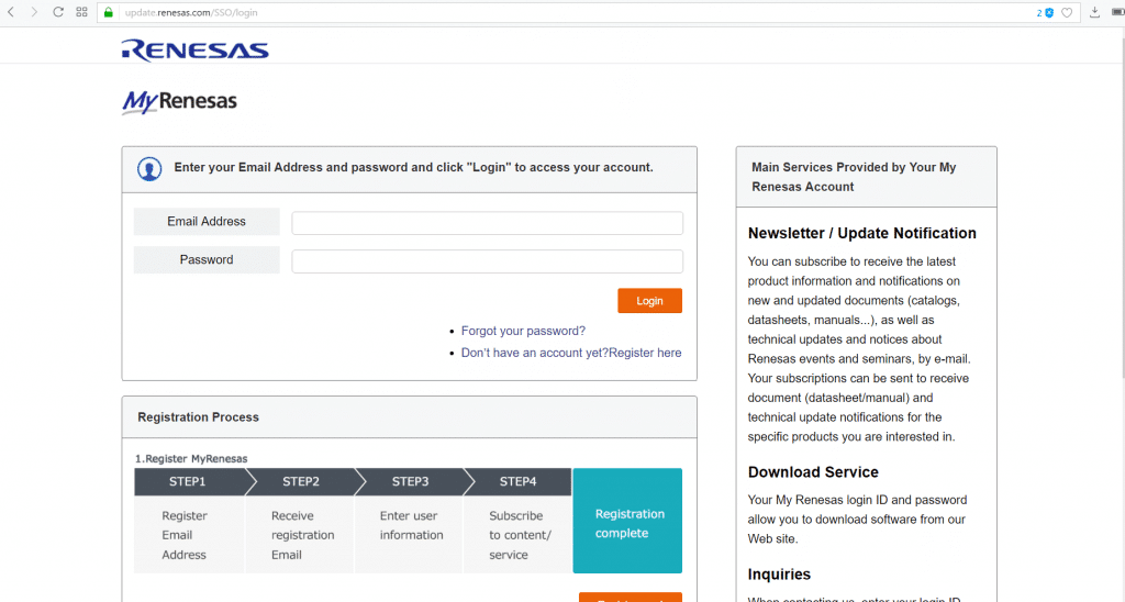 Primeiros passos com GR-Peach - Renesas Web Compiler - Embarcados