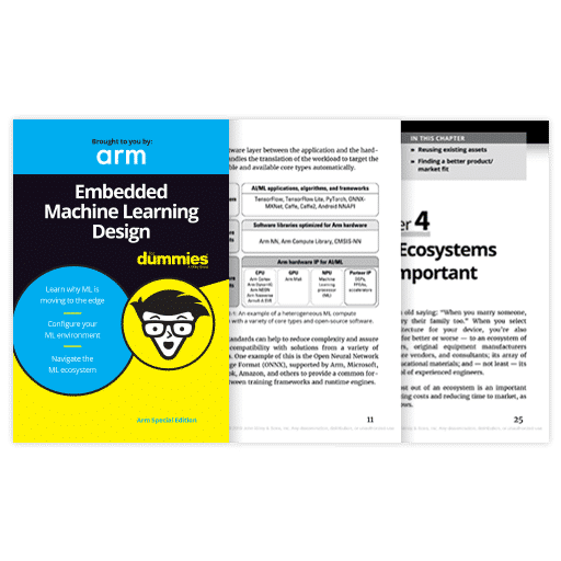 Ebook Embedded Machine Learning Design For Dummies da ARM