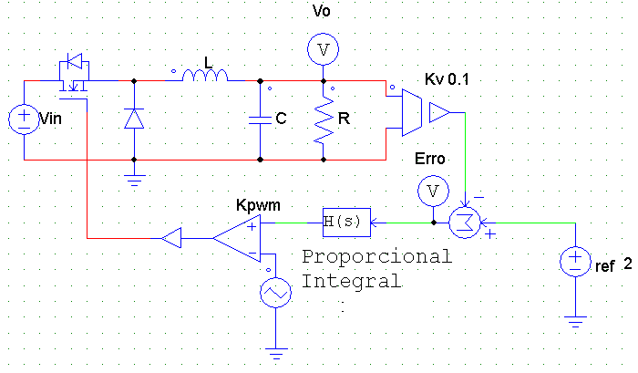 Simulador de conversor Buck com amp-ops - Embarcados