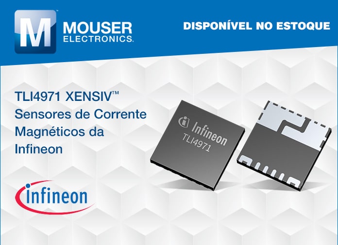 Sensores de corrente magnéticos TLI4971 XENSIV da Infineon Technologies ...