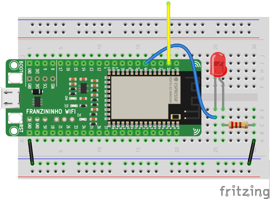 Pinos de Toque Capacitivo - Franzininho WiFi - CircuitPython