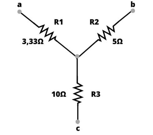 Transformação Y-Delta (Estrela-Triângulo) - Embarcados