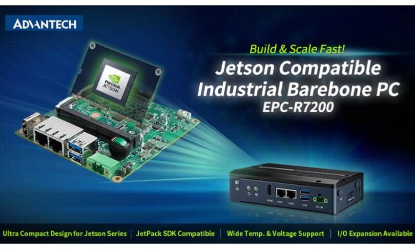 Advantech EPC-R7200 PC Barebone de nível industrial