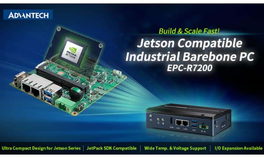 Advantech EPC-R7200 PC Barebone de nível industrial