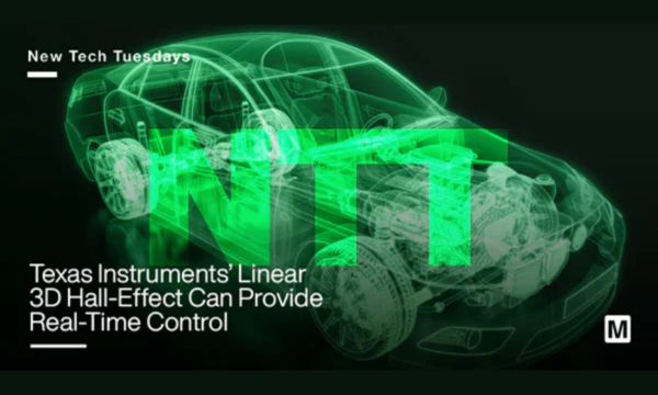 O Linear 3D Hall-Effect da Texas Instruments pode fornecer controle em ...