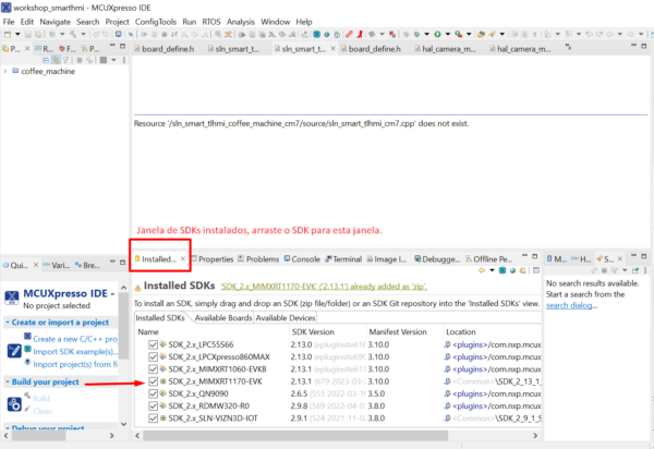 Getting Started com a Smart HMI