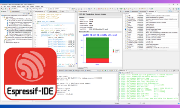 Espressif IDE - Primeiros passos