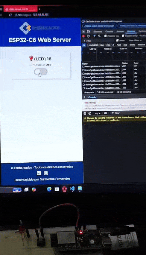 ESP32-C6 na Prática: Criando Web Server
